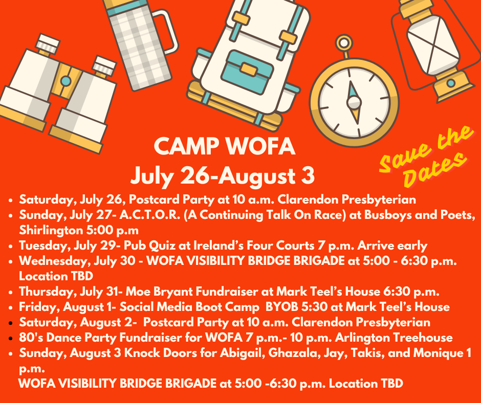 Whats Up WofA Week of 07.20.2025 - We of Action Virginia